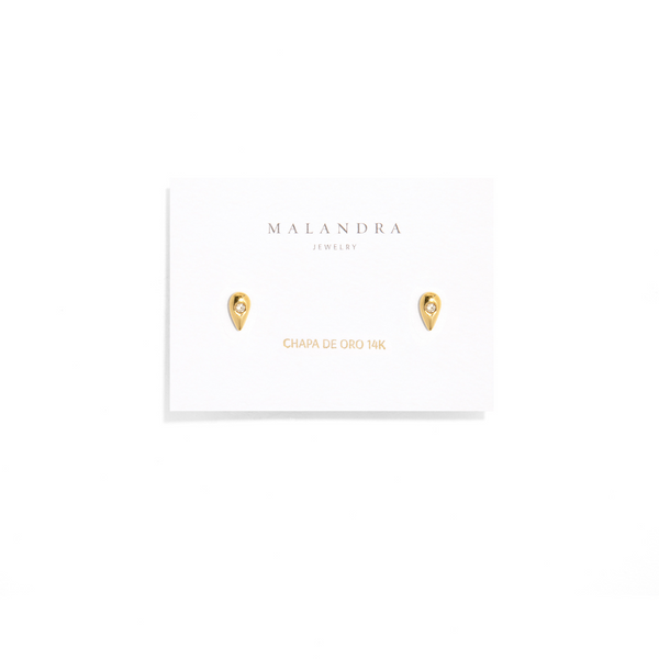 LUXE DROP EARRINGS - Malandra Jewelry