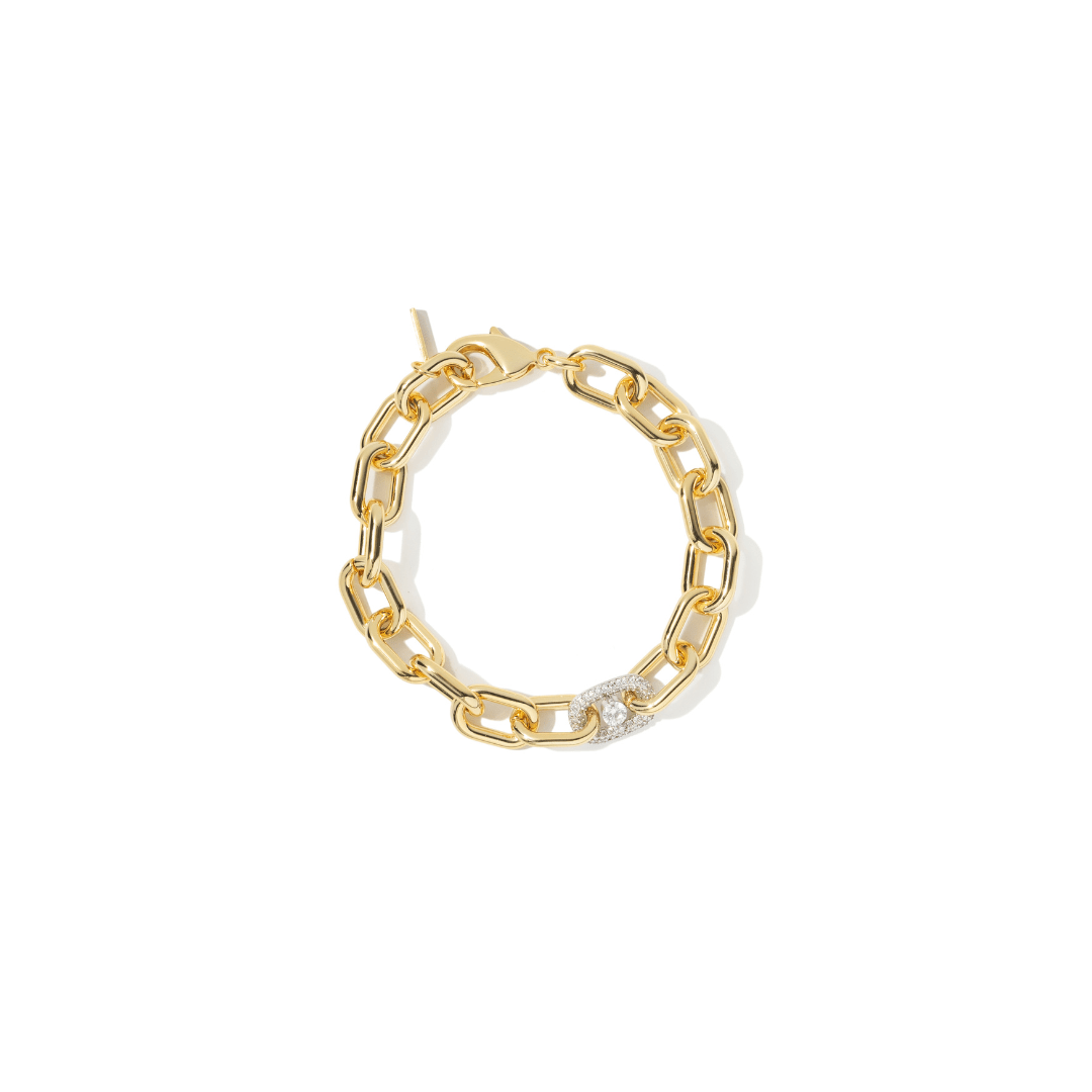 BRIGHT LINKS ESSENCE BRACELET – Malandra Jewelry