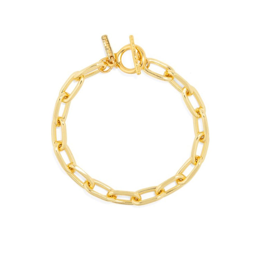 CLIP GOLDEN LINK BRACELET – Malandra Jewelry