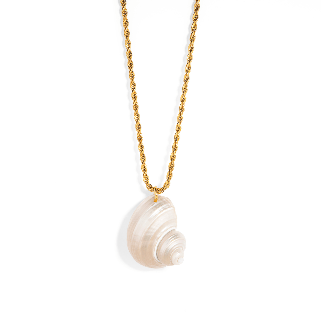 COASTAL DREAM SHELL NECKLACE – Malandra Jewelry