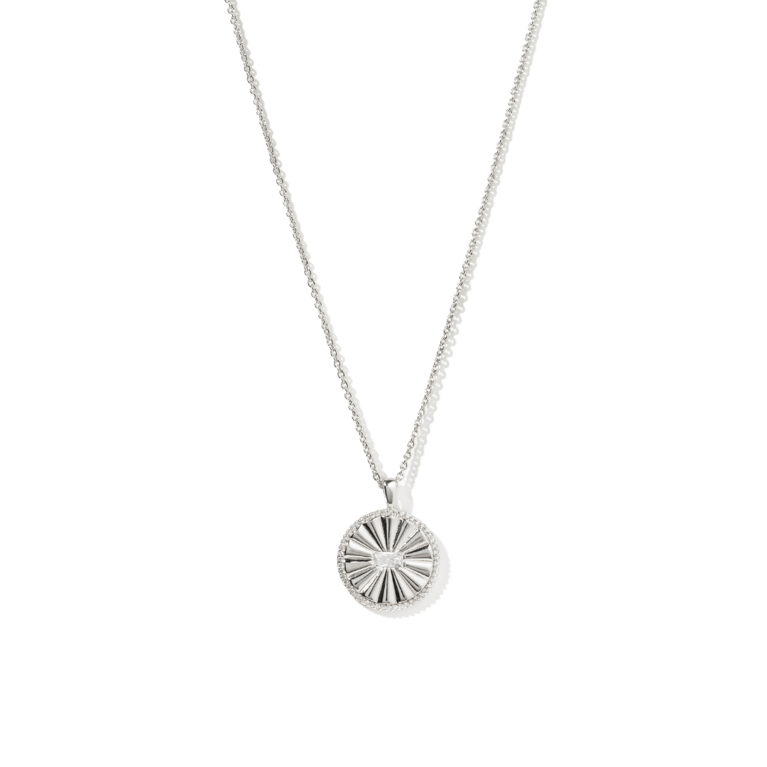 DAZZLING ESSENTIAL SILVER NECKLACE – Malandra Jewelry