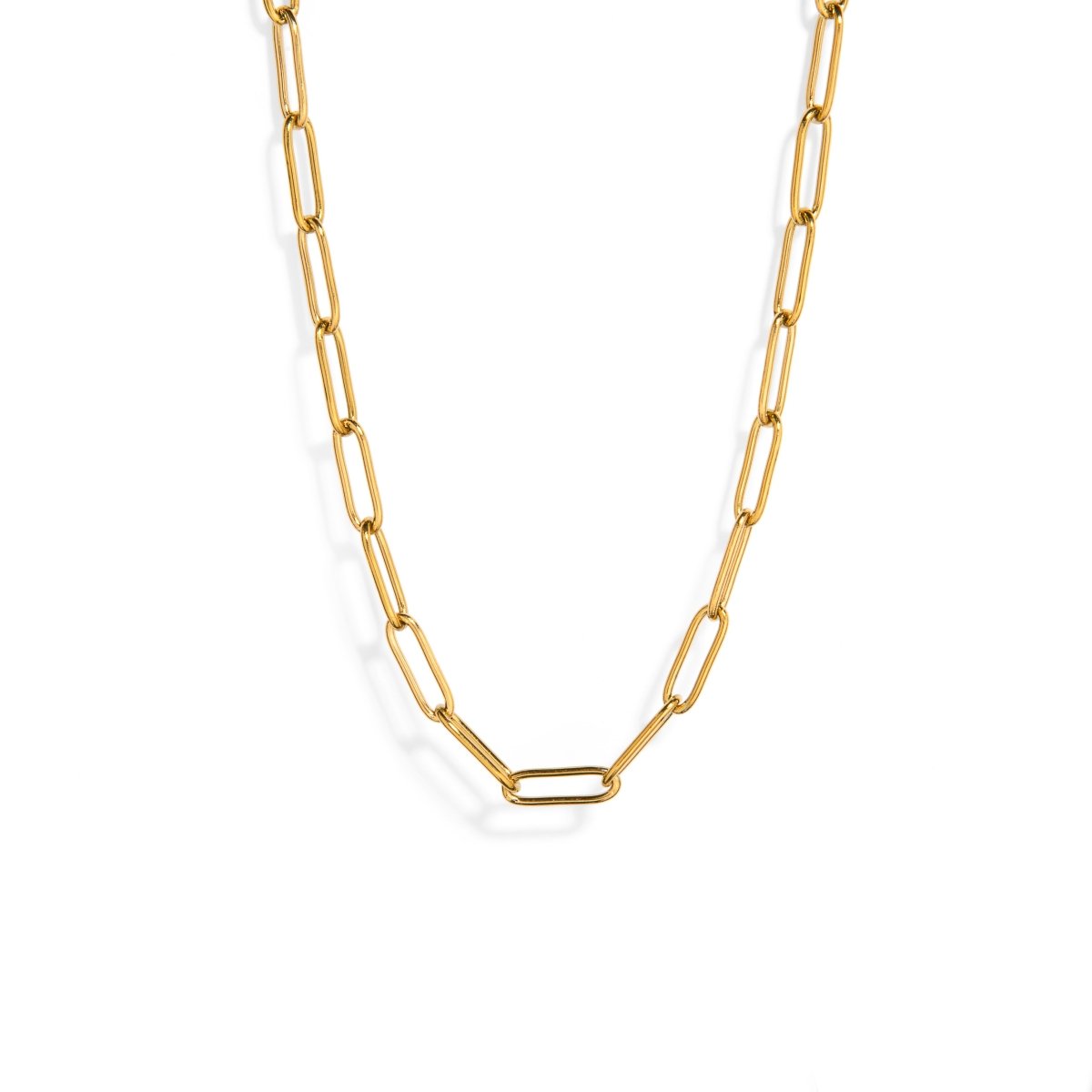 GOLDEN LATCH NECKLACE – Malandra Jewelry