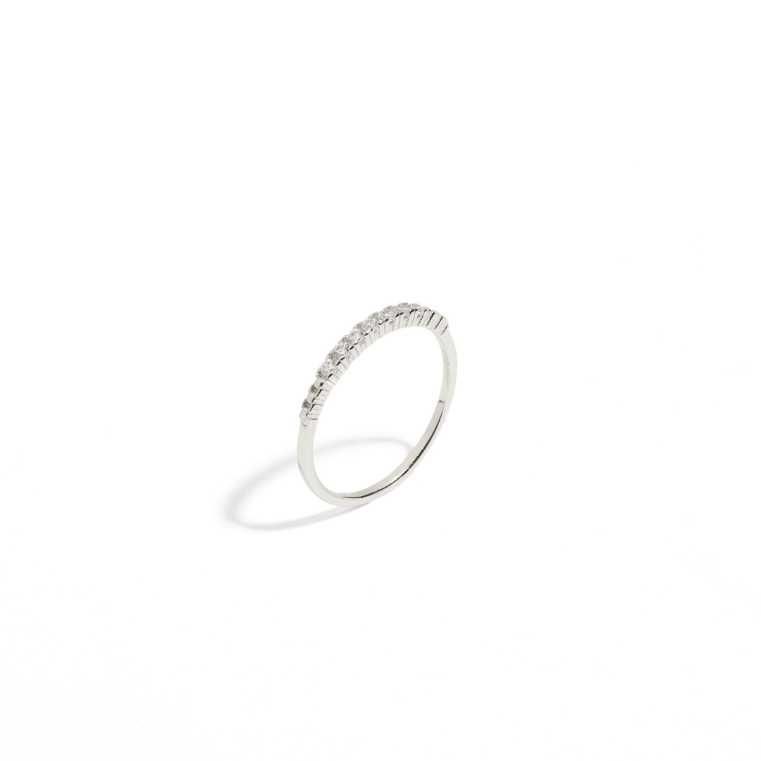 MILANO SILVER GLEAM RING – Malandra Jewelry