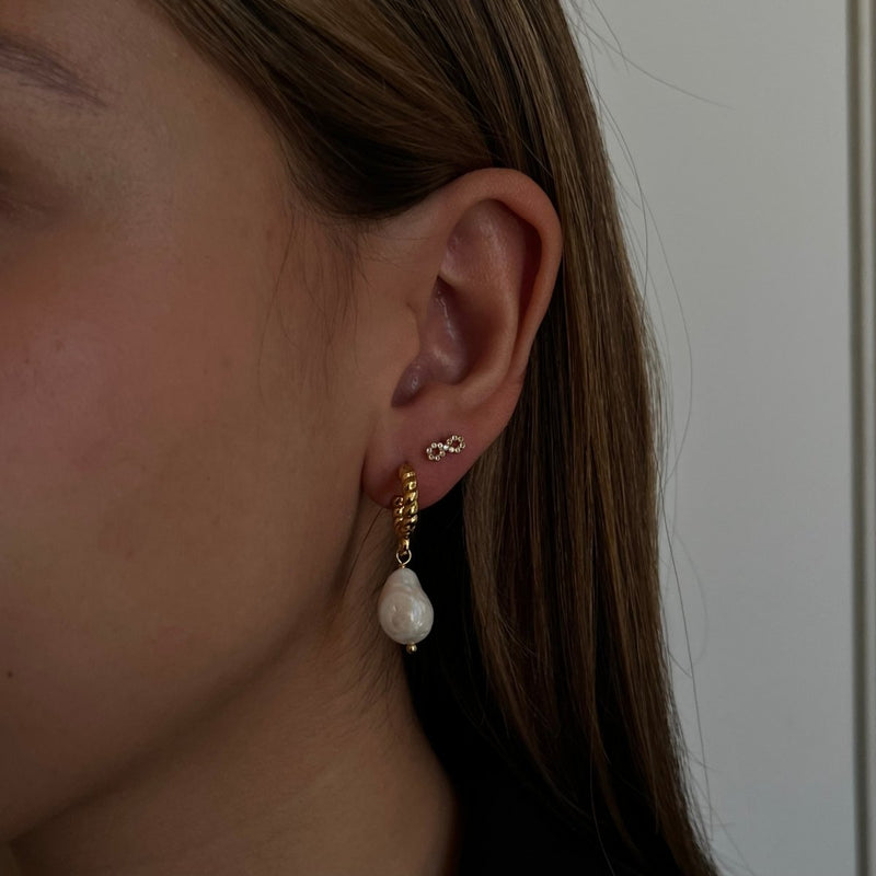 ARETES DE PERLAS - Malandra Jewelry